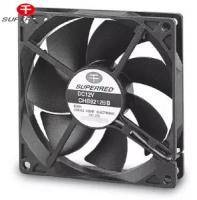 China Black DC Cooling Fan 92x92x20 1700-3600 RPM For Refrigerator for sale