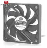 China Frame Plastic PBT DC 12V Cooling Fan 60x60x10 Signal Output Optional for sale