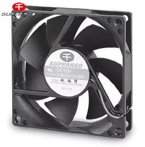 China PBT 94V0 Frame/Impeller DC Cooling Fan With Ball Bearing/Sleeve Bearing for sale
