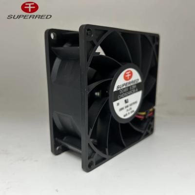 China High-Performance 12V DC Computer Fan With Black Color And 3-Pin Connector for sale