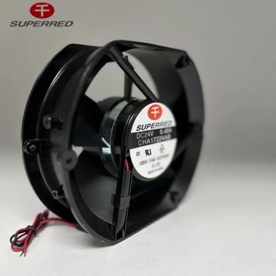 China Black Plastic PBT 12V DC CPU Fan 0.2A Current 3-Pin Connector for sale
