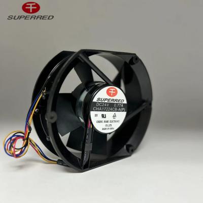 China Plastic PBT Black 12V DC Computer Fan 60x60x15mm 26g/7.5g Customized for sale