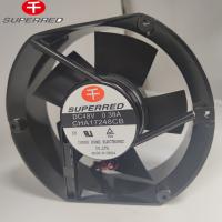 China Efficient Black DC Cooling Fan With 3-Pin Connector For Industrial Cooling Applications for sale