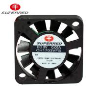 China Plastic LCP 94V0 17x3mm 3DCV PWM Controlled Fan for sale