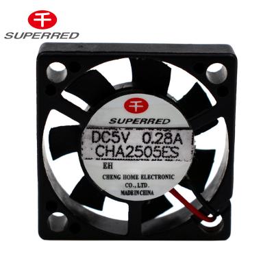 China Cheng Home Plastic PBT 94V0 25x6.2mm DC brushless Fan for sale