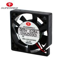 China Cheng Home Plastic PBT 94V0 25x6.2mm DC brushless Fan for sale
