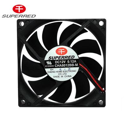 China DC12V/24V PBT High Air Pressure  Cooling Fan For CPU Cooler for sale