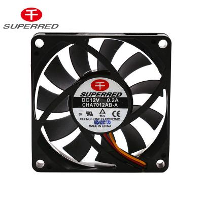 China Sleeve Bearing Plastic PBT 94V0 70x15mm Equipment Rack Fans for sale
