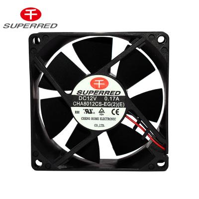 China DC12V/24V  80x25mm PBT Q Fan Control PWM for sale