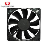 China Plastic PBT 94V0 120x25mm DC12V Server Cooling Fan for sale