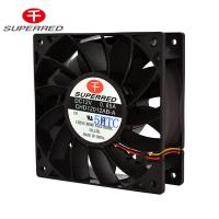 China 6.727m3/Min 120x38mm DC12/24/48V PBT Server Cooling Fan for sale