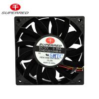 China 6.727m3/Min 120x38mm DC12/24/48V PBT Server Cooling Fan for sale