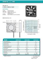 China UL Approval Ball Bearing 0.30 M3/Min Server Rack Fan for sale