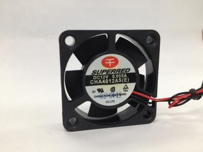 China Plastic PBT 94V0 CHA4012AS 40X10mm Server Rack Fan for sale