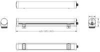 China 20W 40W 55W Tri Proof LED Light Fixture IP65 180 Beam Angle For Warehouse Parking Lot for sale