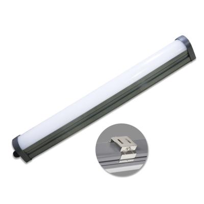 China Indoor IP65 Tri Proof LED Light Fixture 20W 40W 55W Industrial Warehouse LED Strip Lights for sale