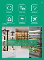 China ONN-X3E IP65 Vapor Sealed Refrigerator Light Bar DC12/24V AC220V Optional for sale