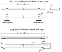 China ONN-X2B 2700-6500K Walk In Freezer LED Lights LED Strip Lights For Cooler Doors for sale