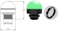 China Tri Color RYG LED Signal Tower Light With Aluminum Body And 85dB Buzzer For Industrial Equipment for sale