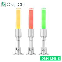 China ONN-M4S-E Single Layer Tri Color LED Signal Tower Light Foldable Base Industrial Warning Light For CNC for sale