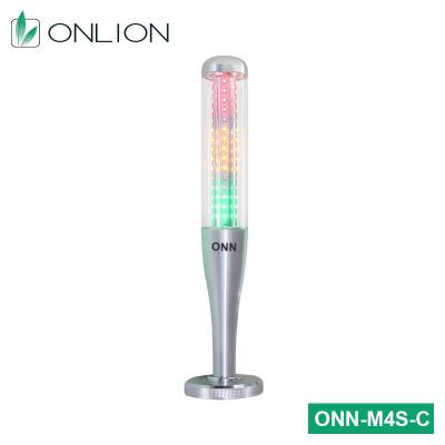 China ONN M4S-C 3 Color LED Signal Tower Light With Buzzer DC 24V Warning Light For CNC Industrial Equipment for sale