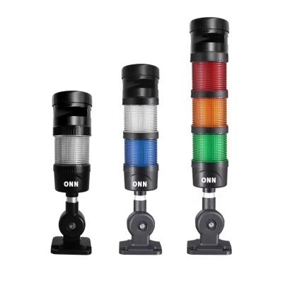 China M4 Customizable LED Stack Light 12V 24V AC220V Indicator Warning Tower Lamp With Steady Flash Buzzer Function for sale