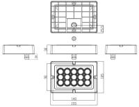 China Aluminium Alloy LED Machine Tube Light IP67 Waterproof CNC Machine Work Light for sale