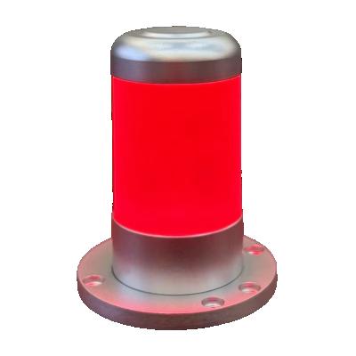 China ONN M4S-H RYG LED Indicator Warning Light Steady Buzzer 360 Beam Angle Red Yellow Green Colors Aluminum+Acrylic Body CNC for sale
