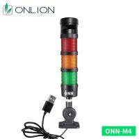 China ONN-M4 Customizable LED Stack Light Buzzer 12V 24V 220V for sale