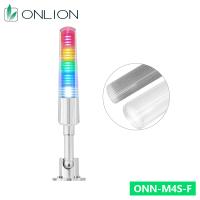 China ONN M4S-F Multi Layer LED Warning Light Steady Buzzer Flash For Automation Assembly Line for sale