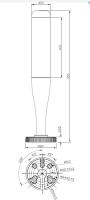 China 24V Stack Light ONN M4S-C Foldable Base RYG Indicator For CNC Machinery Warning Lamp for sale