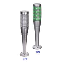 China ONN-M4H-S Industrial Tri Color LED Machine Signal Light Indicator Equipment Buzzer Signal Tower One Layer IP50 DC24V Aluminum for sale