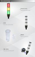 China LED Warning Light Tower 30mm ONN-M4 Red Yellow Green DC24V For Small Machines Industrial Equipment for sale