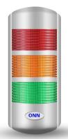 China ONN-M4W RYG LED Indicator Light 24V 220V ABS Body Use For Automatic Equipment for sale