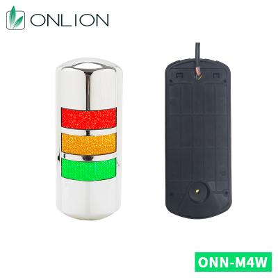 China ONN-M4W Industrial Stack LED Warning Light DC24V PNP NPN Flash Steady Alarm for sale