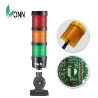 China ONN LED Three Color IP65 Rated Machine Tool Multi Layer Signal Audio Visual Alarm Tower Light for sale