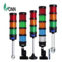 China ONN LED Three Color IP65 Rated Machine Tool Multi Layer Signal Audio Visual Alarm Tower Light for sale