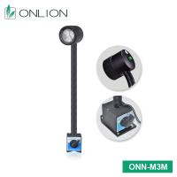 China ONN-M3M 220V Industrial Magnetic LED Gooseneck Lamp Flexible Arm CNC Machine Light for sale