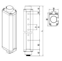 China IP65 220V Safety Light Curtains Bracket Mount 360 Viewing Angle For Industrial Equipment for sale