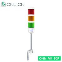 China ONN-M4-50P RYG Beam Angle 360 Warning Light Buzzer Equipment Indicator Industrial LED Signal Tower AC DC 12V 220V 24V for sale