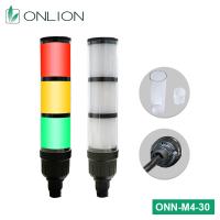 China Mini 30mm LED Signal Tower Light Plastic Lamp Body DC12 24V CNC Machine Equipment Indicator Lights for sale