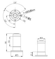 China ONN-M4S-H DC12 24V Acrylic Body RYG LED Signal Tower Light For CNC Machine for sale