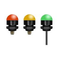 China ONN M4B Hemispherical Tri Color Warning LED Indicator Light RGB 30/50/70/90mm for sale