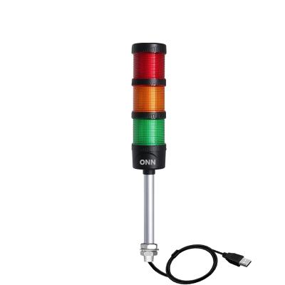 China ONN-M4 1 5 Layers LED Signal Tower Light For CNC Machine 220V Green Blue Indicator Equipment With USB Connector Plastic Body for sale