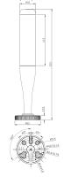 China ONN-M4S-C 5 Color LED Signal Tower Light 24V 220V AC for sale