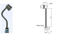 China ONN M3M Flexible Magnetic Base LED Work Light Gooseneck Lamp IP63 Dustproof For CNC Machine for sale