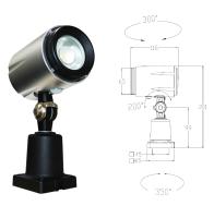 China ONN-M1S Short Arm LED Machine Work Light DC24V AC220V Work Light For CNC Machine for sale