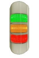 China ONN-M4W RYG LED Indicator Light 24V 220V ABS Body Use For Automatic Equipment for sale