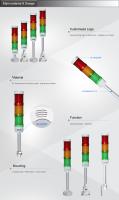 China ONN-M4-50 LED Tower Warning Light Multi Color For Machinery for sale