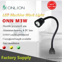 China ONN-M3W Industrial Flexible LED Gooseneck Light Work Lamp Multi Voltage For Workstations for sale